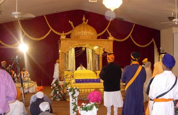 Sikh Gurdwara Riverside-celebrate 300 years Gurgadi purab of Guru Granth Sahib Ji by Nagar Kirtan